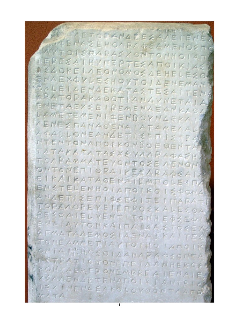 How Would Re-Dated Athenian Decrees Chan | PDF | Epigraphy | Thucydides