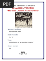 No Oyes Ladrar Los Perros Preguntas | PDF