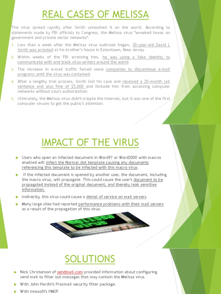 Melissa Virus | PDF