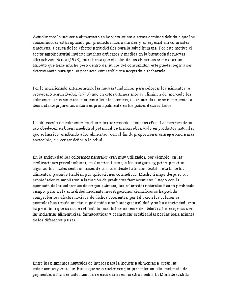 Pig Mentos | PDF | Pigmento | Alimentos