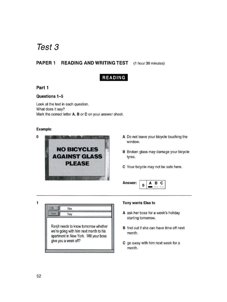 Cambridge Pet 8 | PDF
