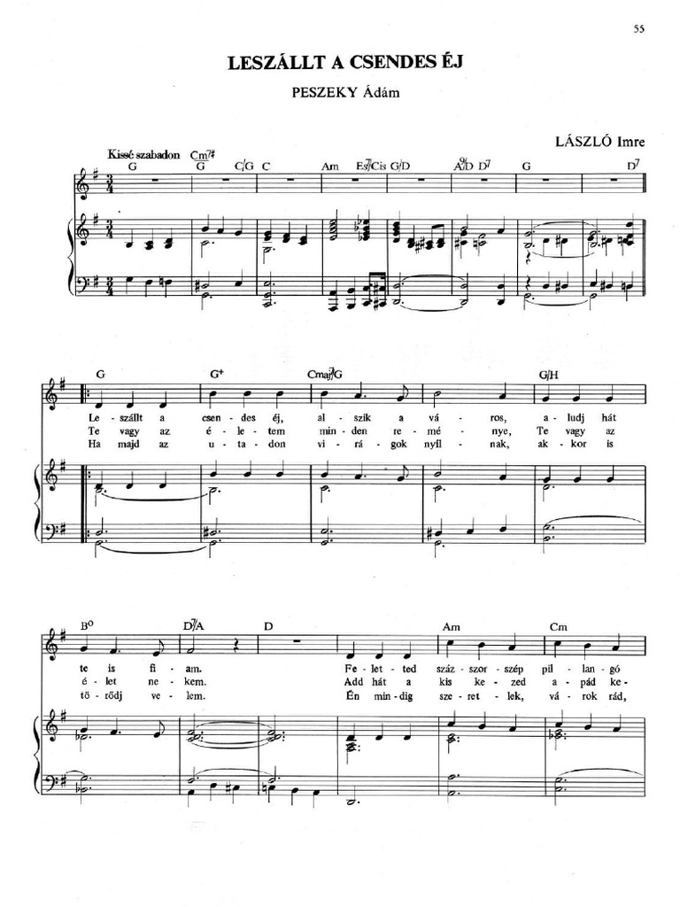 Leszállt A Csendes Éj | PDF