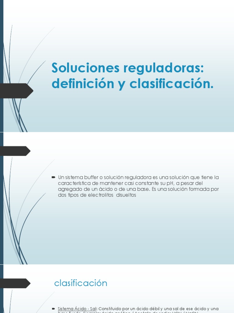 Soluciones-reguladoras | Solución tampón | Ph