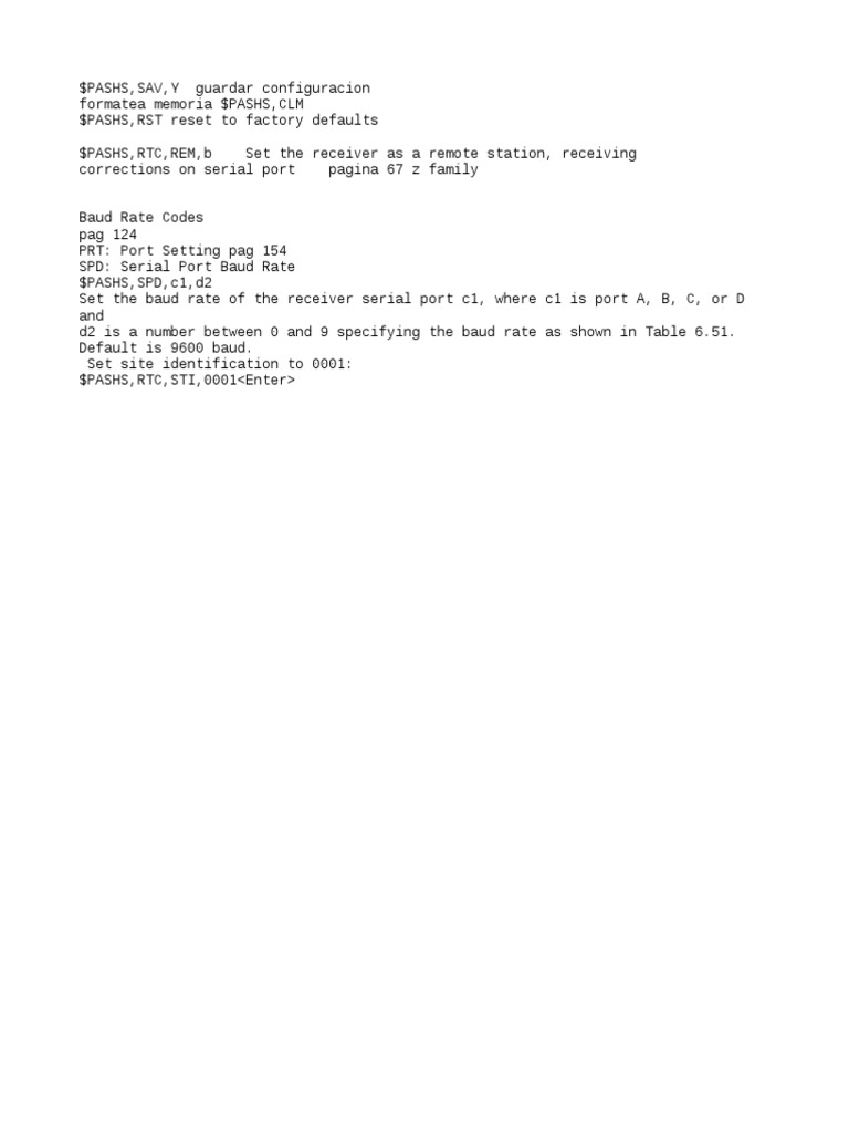 Configurar Gps Ashtech | PDF