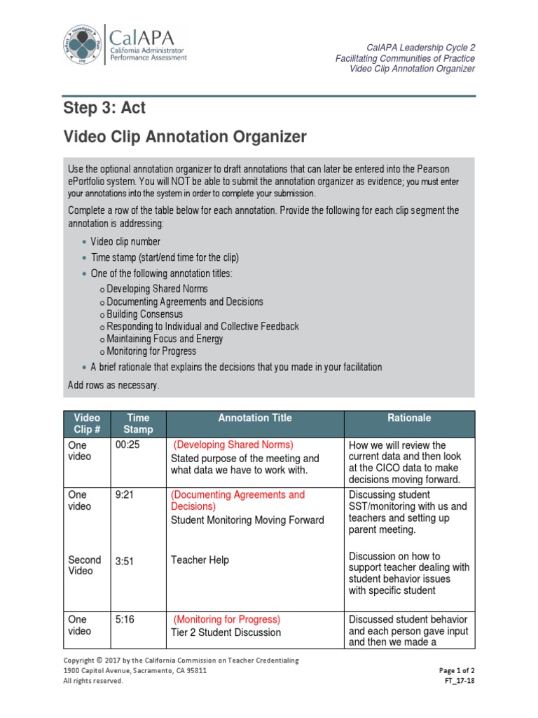 Calapa c2 s3 Anna Johnson | Download Free PDF | School Counselor ...