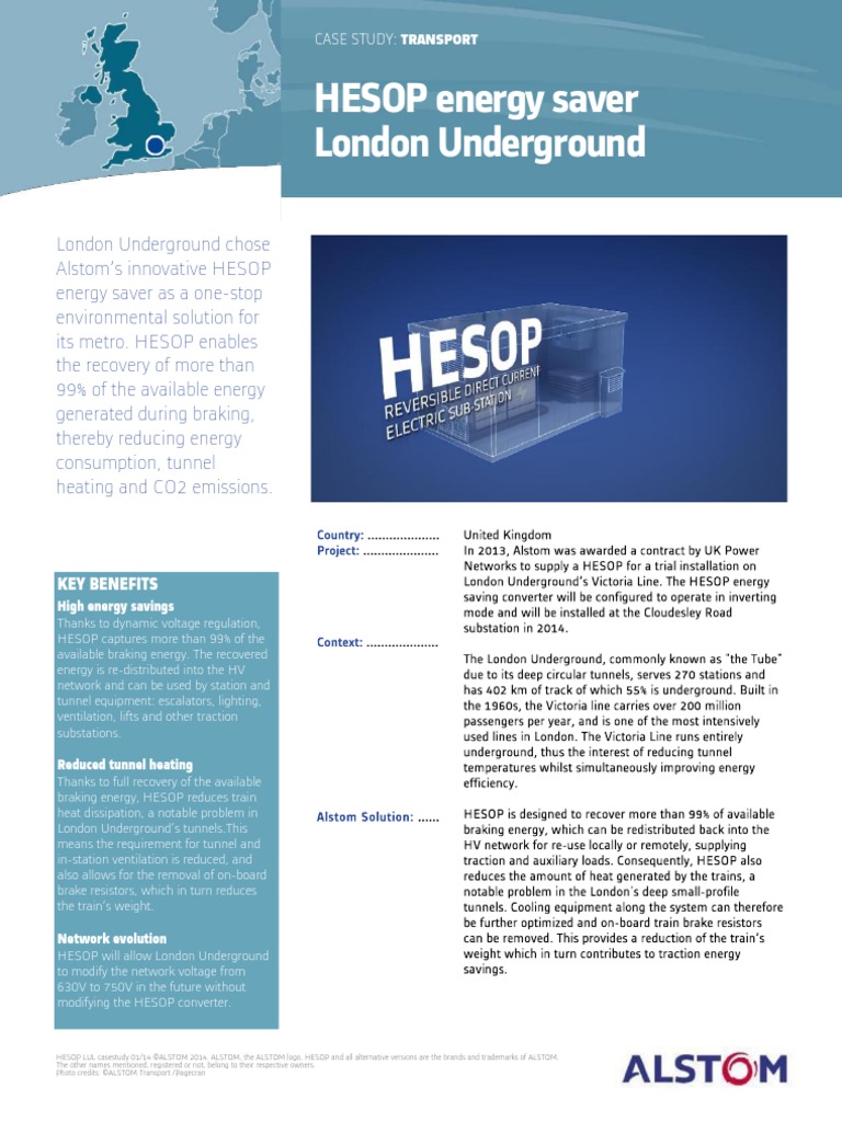 HESOP London Underground - Case Study - en - LD | PDF | Electrical ...