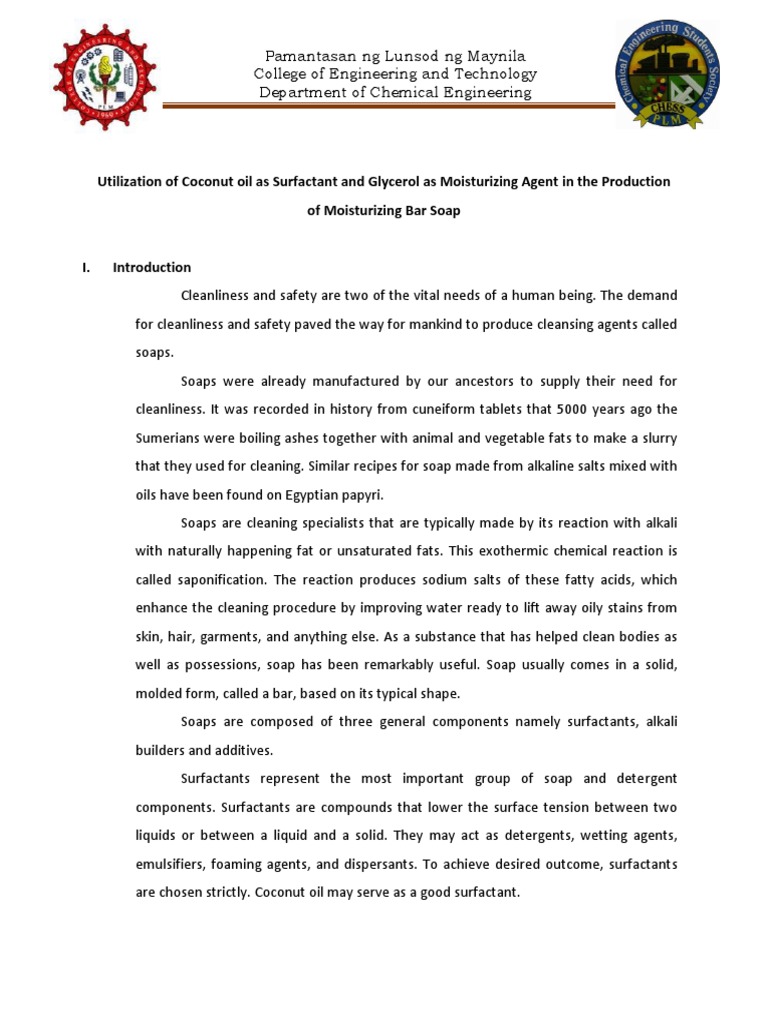 Bar Soap | PDF | Soap | Sodium Hydroxide