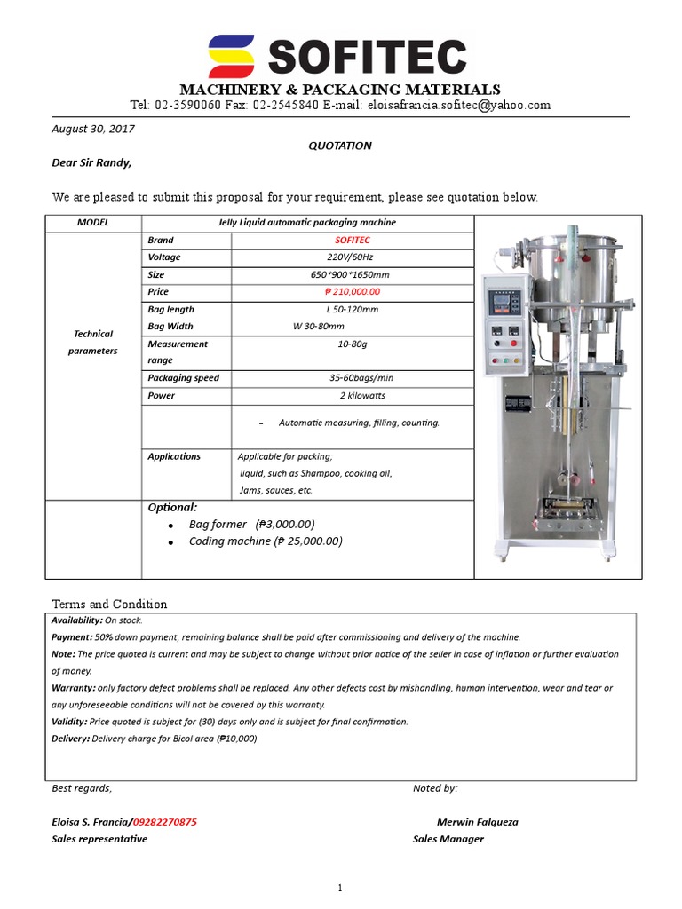 Ice Candy Machine | PDF | Business