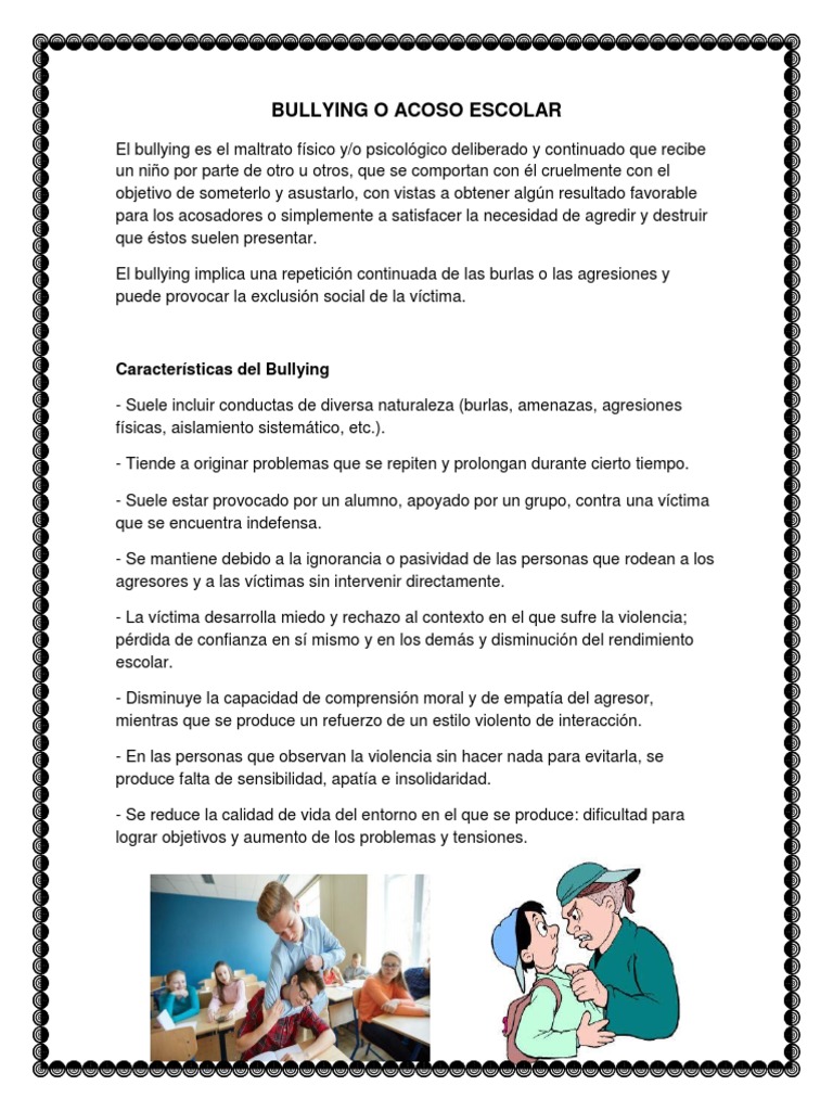 Guía para Entender el Bullying | PDF | Violencia | Ciencias del ...