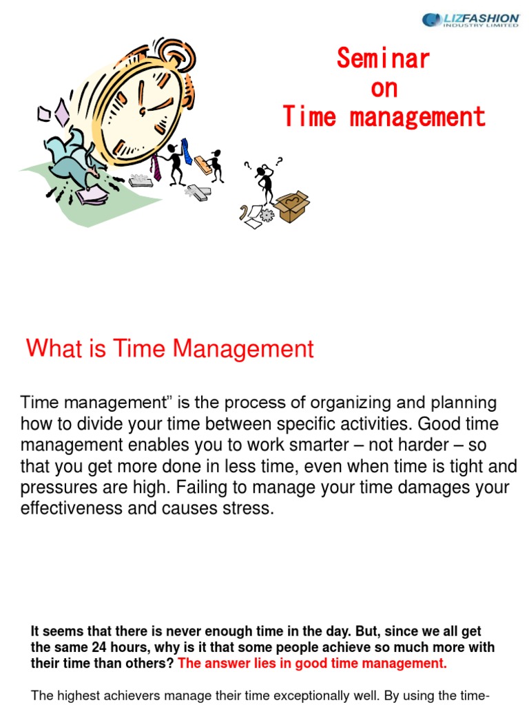 Time Management | PDF | Time Management | Professional Skills