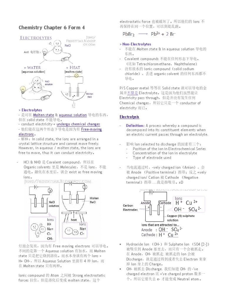 Chemistry Chapter 6 Form 4 | PDF