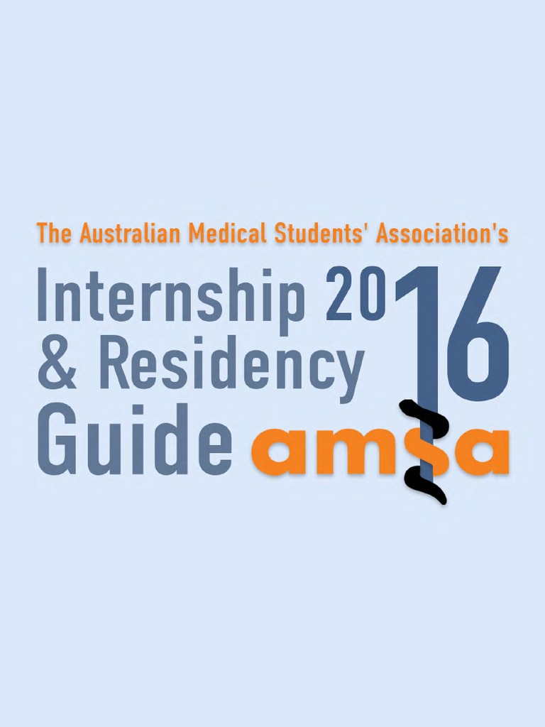 AMSA Internship Guide | PDF | General Practitioner | Physician