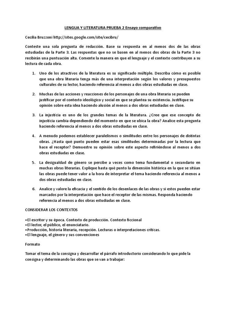 Ensayo Comparativo: Lengua y Literatura IB | PDF | Fantasía | Cuentos