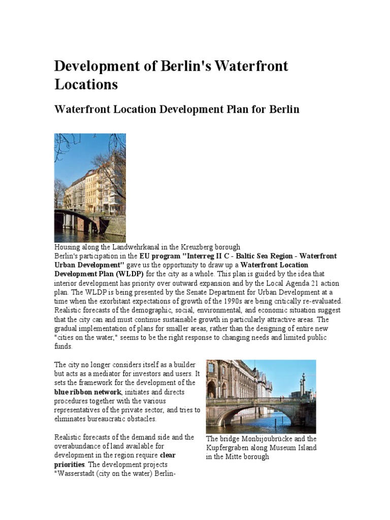 Development of Berlin | PDF | Berlin | Economies
