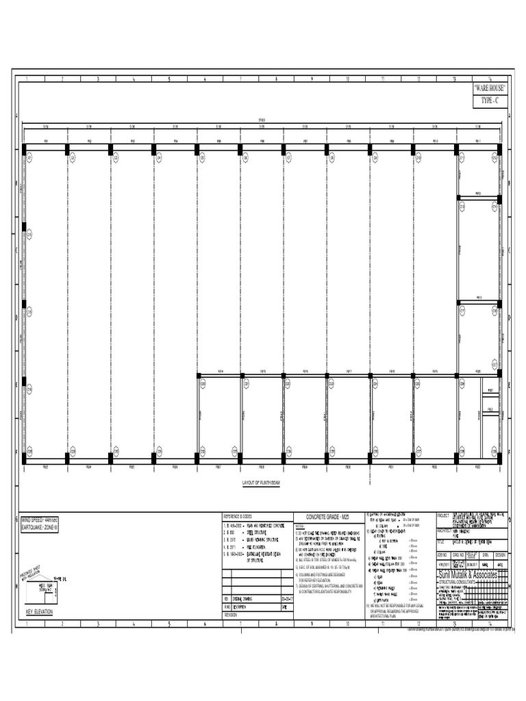 Str-101-Details of Plinth Beam1 | PDF | Real Estate Law | Civil Engineering