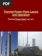 Schematic Layout Power Plant | PDF | Turbine | Boiler