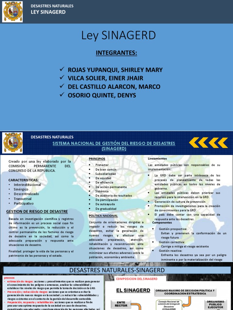 Sinagerd Expo | PDF | Defensa Civil | Desarrollo sostenible