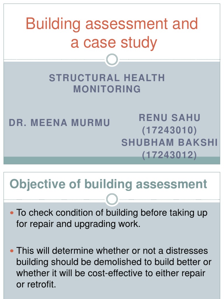 of Buillding Assessment | PDF | Educational Assessment | Engineering