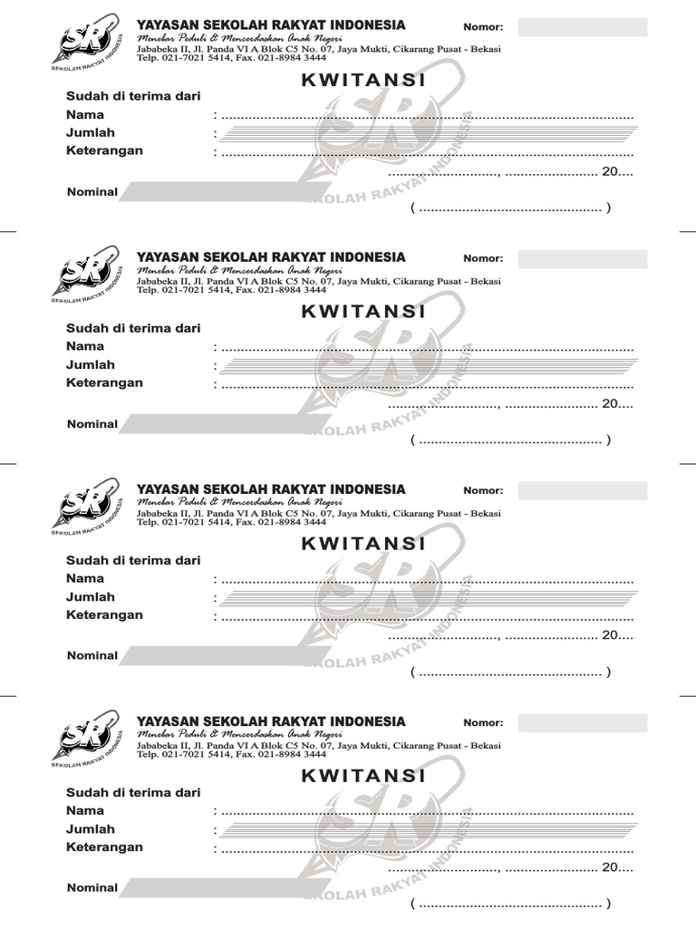 Kwitansi Standar | PDF
