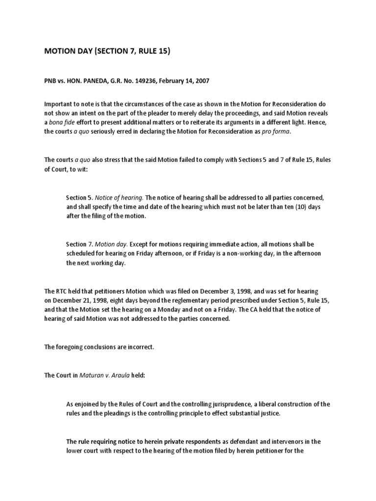 Motion Day | PDF | Injunction | Legal Procedure