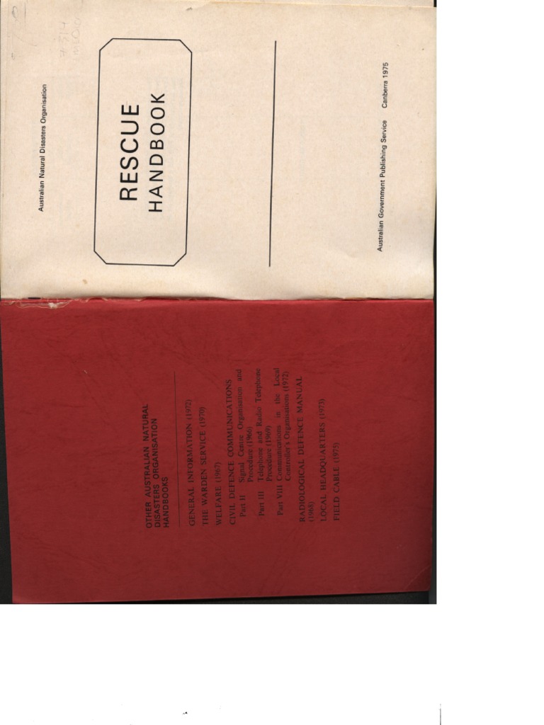 Rescue - Handbook 72 PG | PDF