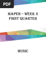 MAPEH 6 Q1 Week 1-Music | PDF | Music Theory | Rhythm And Meter