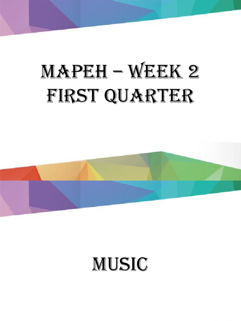 Mapeh - Week 2 First Quarter | PDF | Puberty | Adolescence