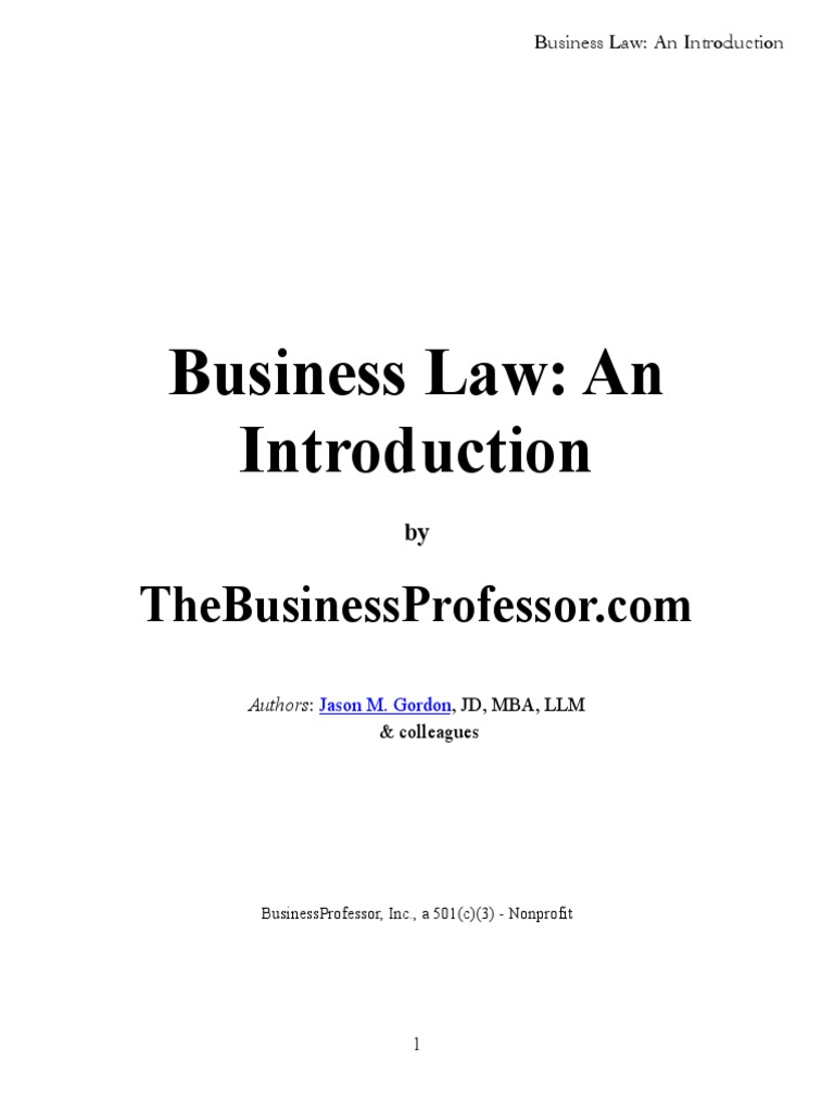 Business Law An Introduction PDF | PDF | Security Interest | Negotiable ...