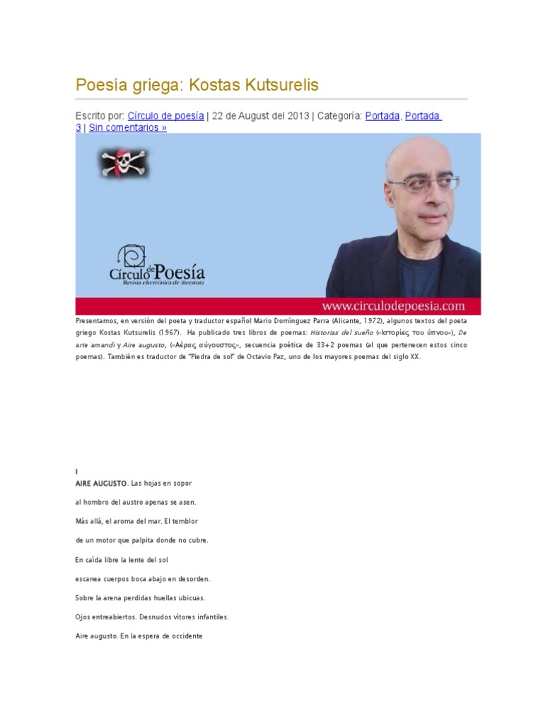 Poesía Griega | PDF