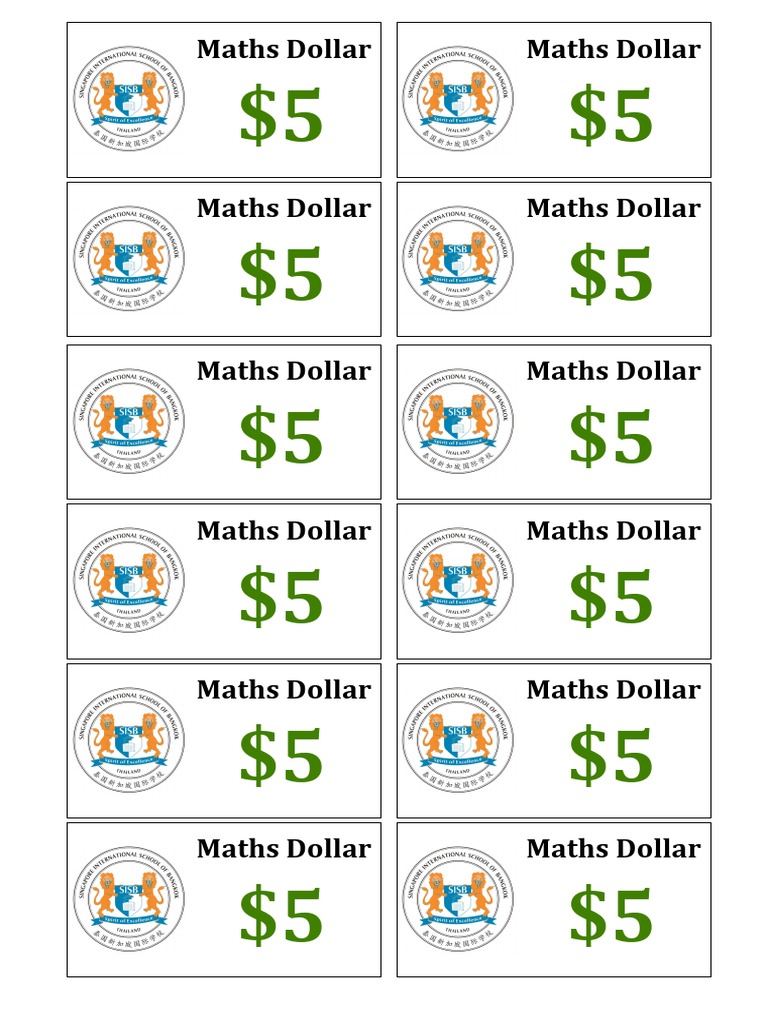 Maths Dollar Maths Dollar | PDF | Home & Garden