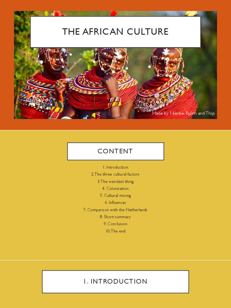 Understanding African Culture Factors | PDF