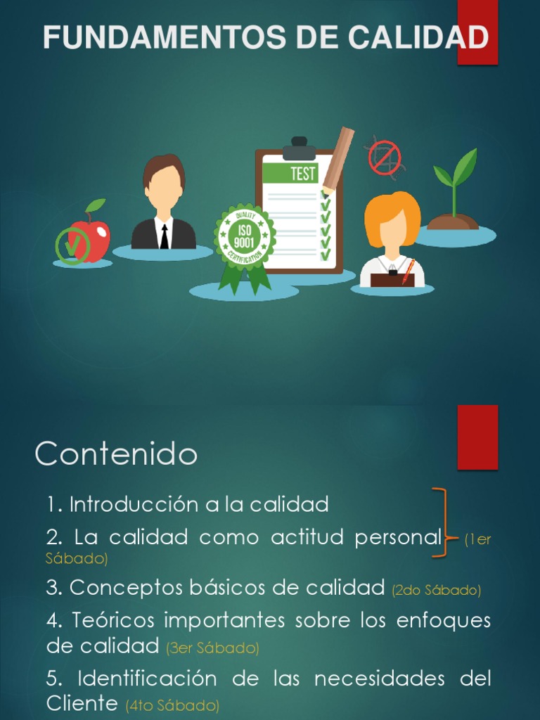 Fundamentos de Calidad en Empresas | PDF | Calidad (comercial) | Economias