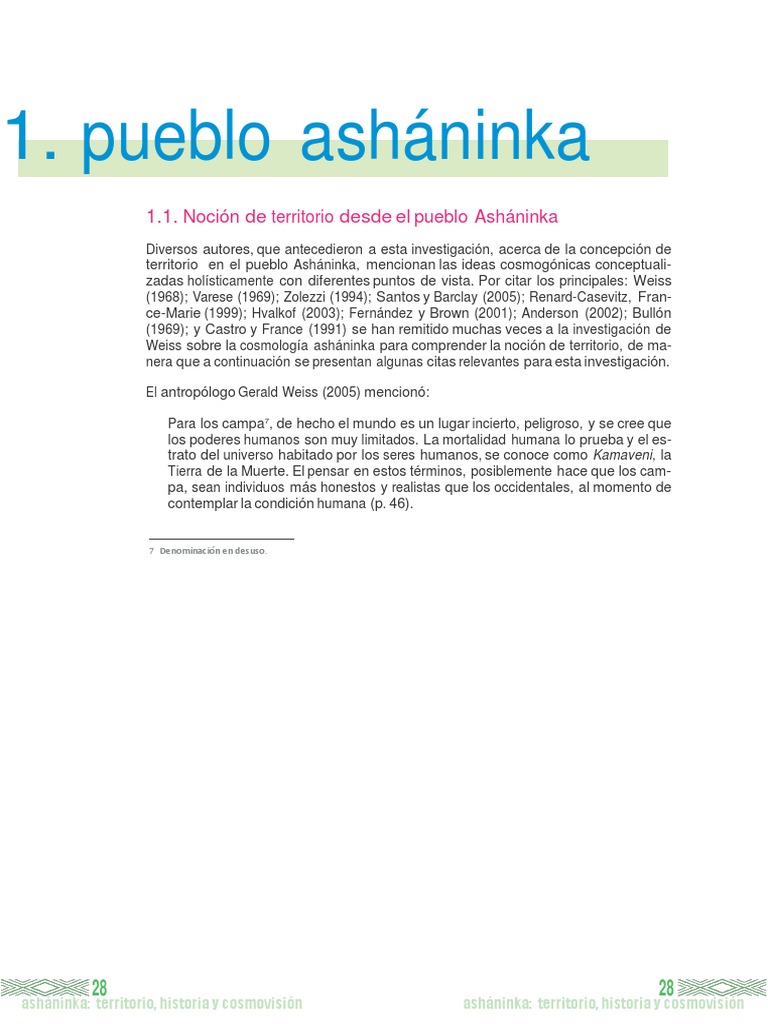 Ashaninka Territorio Historia Cosmovision Educacion Intercultural ...