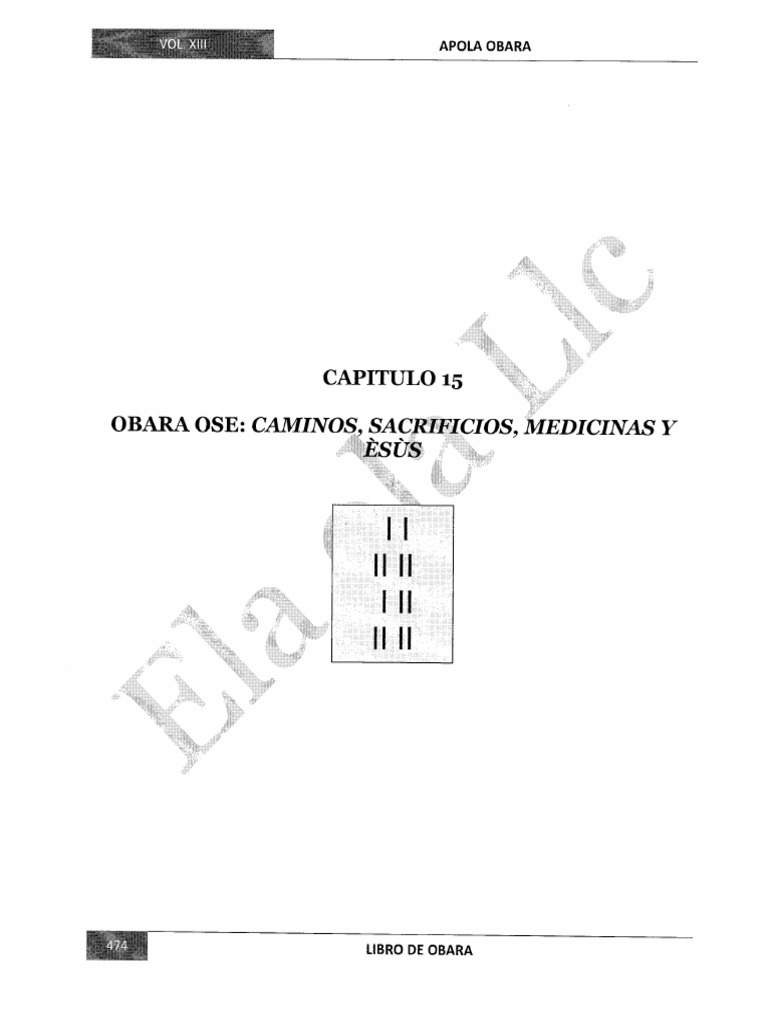 Apola Obara Nuevo Capitulo 15 Obara Ose | PDF