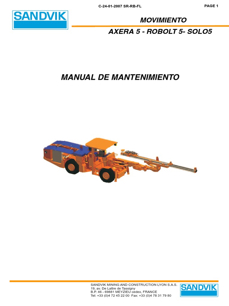 s07 Tramming Axera Robolt Solo 5 Es | PDF | Tracción en las cuatro ...