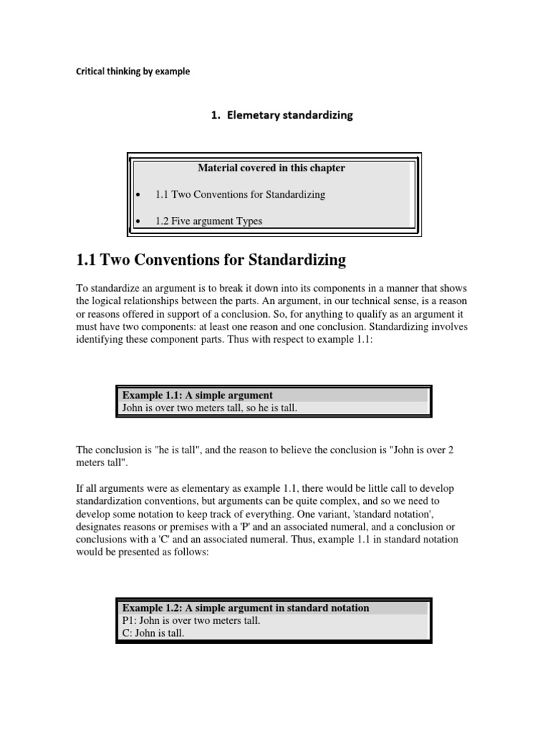 Critical Thinking by Example | PDF | Validity | Argument