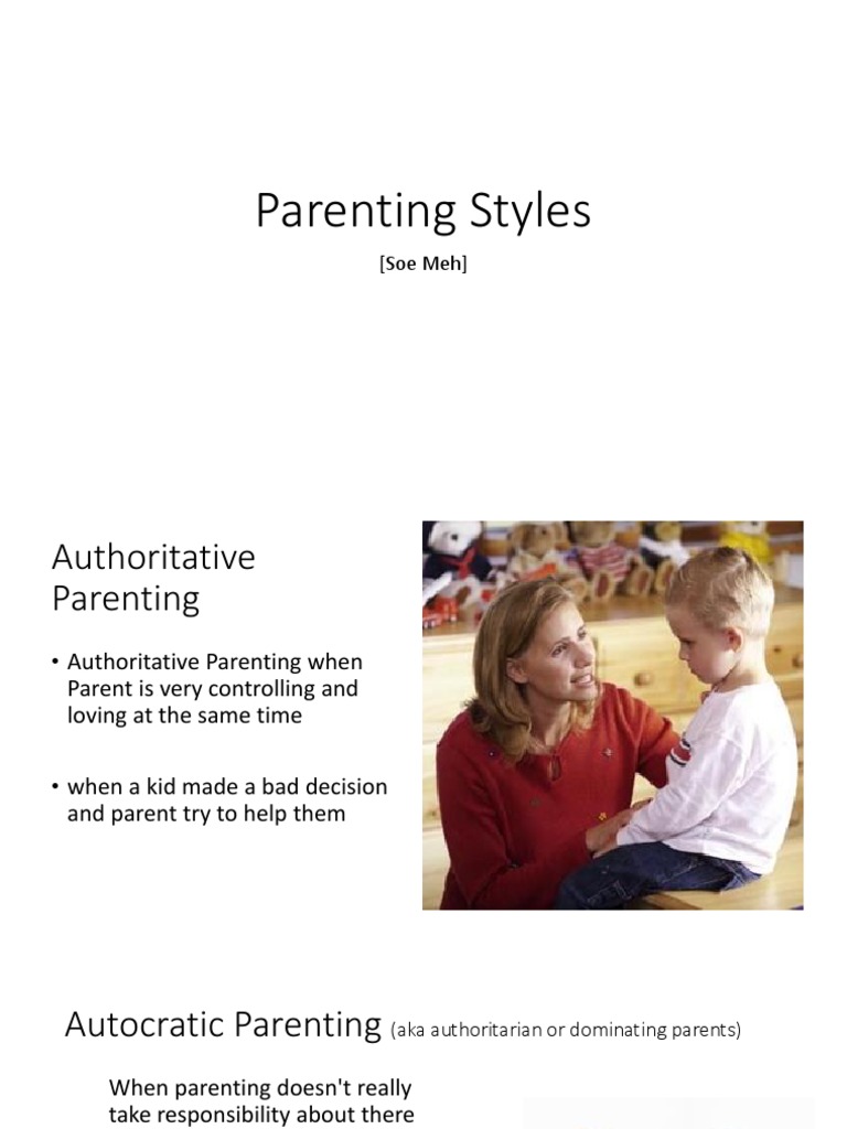 Parenting Styles ppt1 | PDF