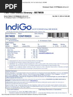 Travel Certificate Indigo | PDF