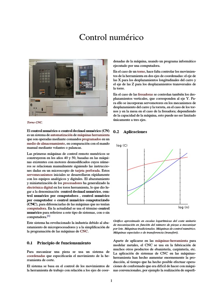 Control Numerico | PDF | Control numerico | Procesos industriales