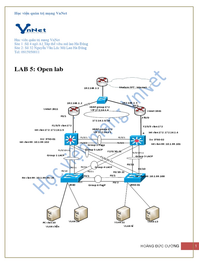 VnNet S3 LAB5 | PDF