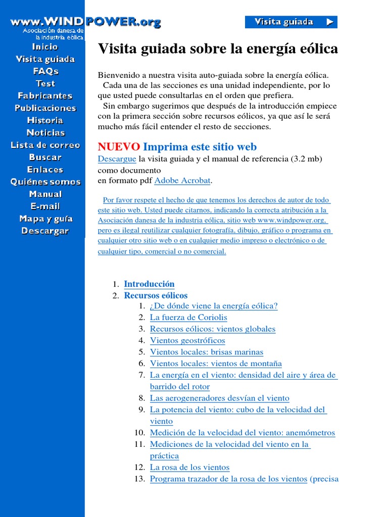 Manual de Energia Eolica PDF | PDF | Turbina eólica | Herida Manual de Energia Eolica PDF | PDF | Turbina eólica | Herida