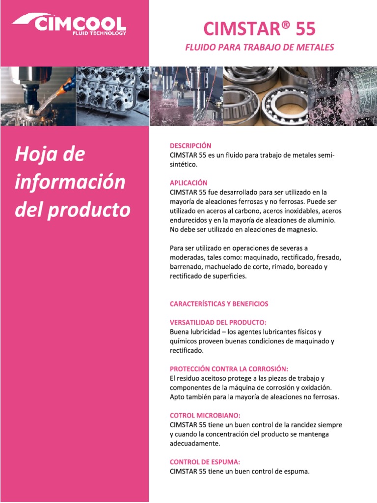 Cimstar 55 MX Pif | PDF