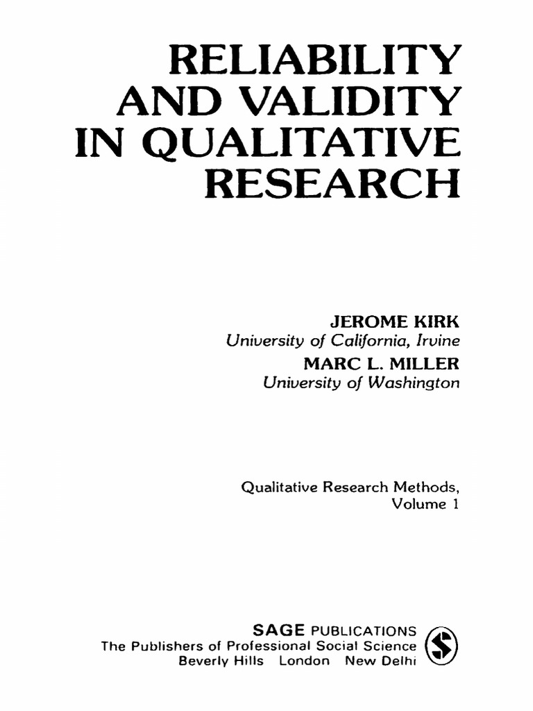 65528336 Reliability and Validity in qualitative research pdf 