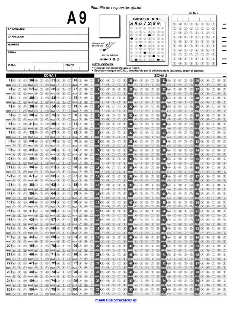 Plantilla Oficial A9 PDF | PDF