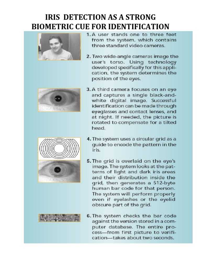 Iris Detection for Secure ID | PDF