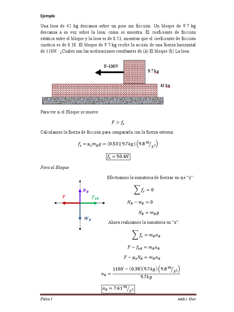 Bloque y Losa PDF | PDF | Ciencia y matemáticas