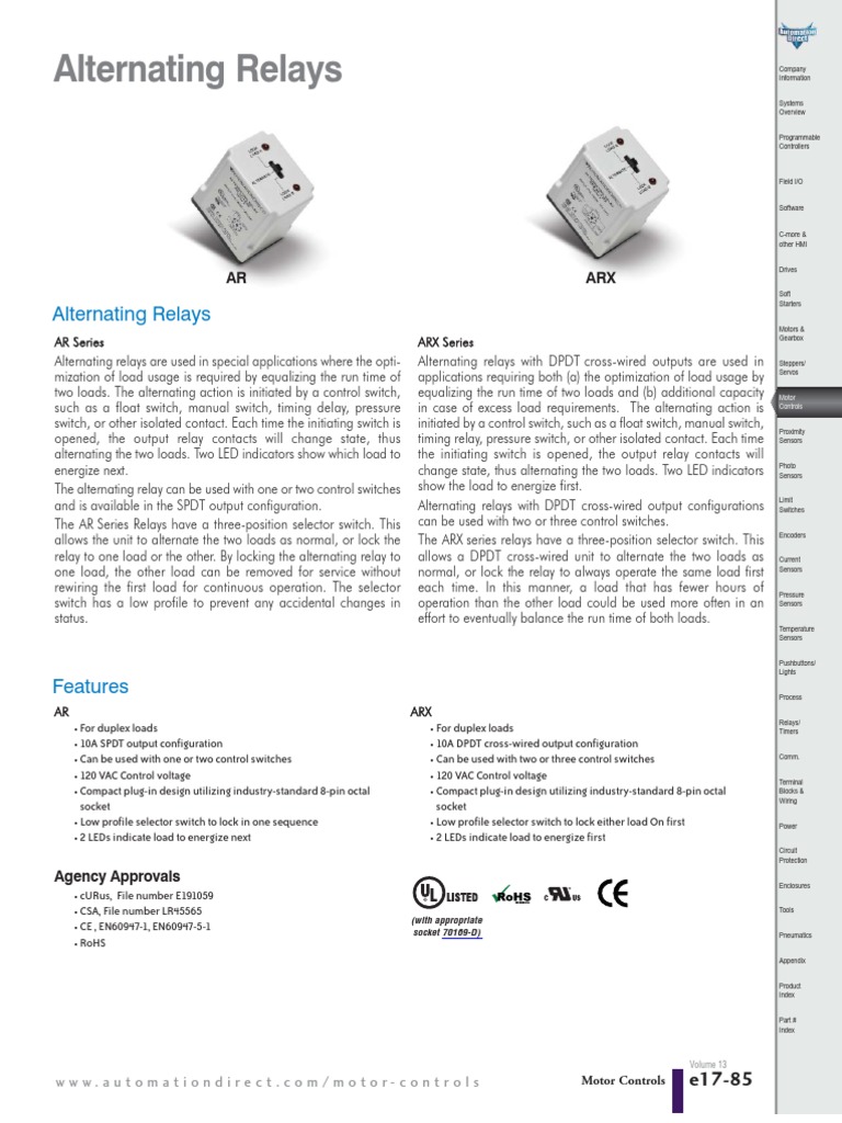 Alternating Relay | PDF | Switch | Relay