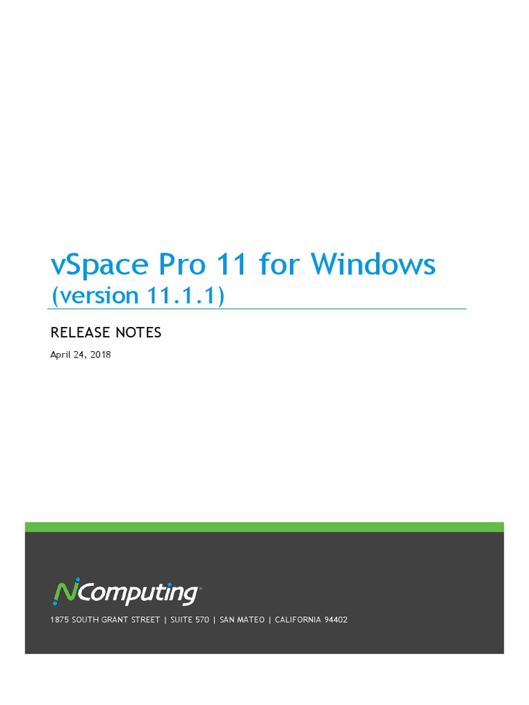 Vspace Pro 11 For Windows: (Version 11.1.1) | PDF | Smart Card ...