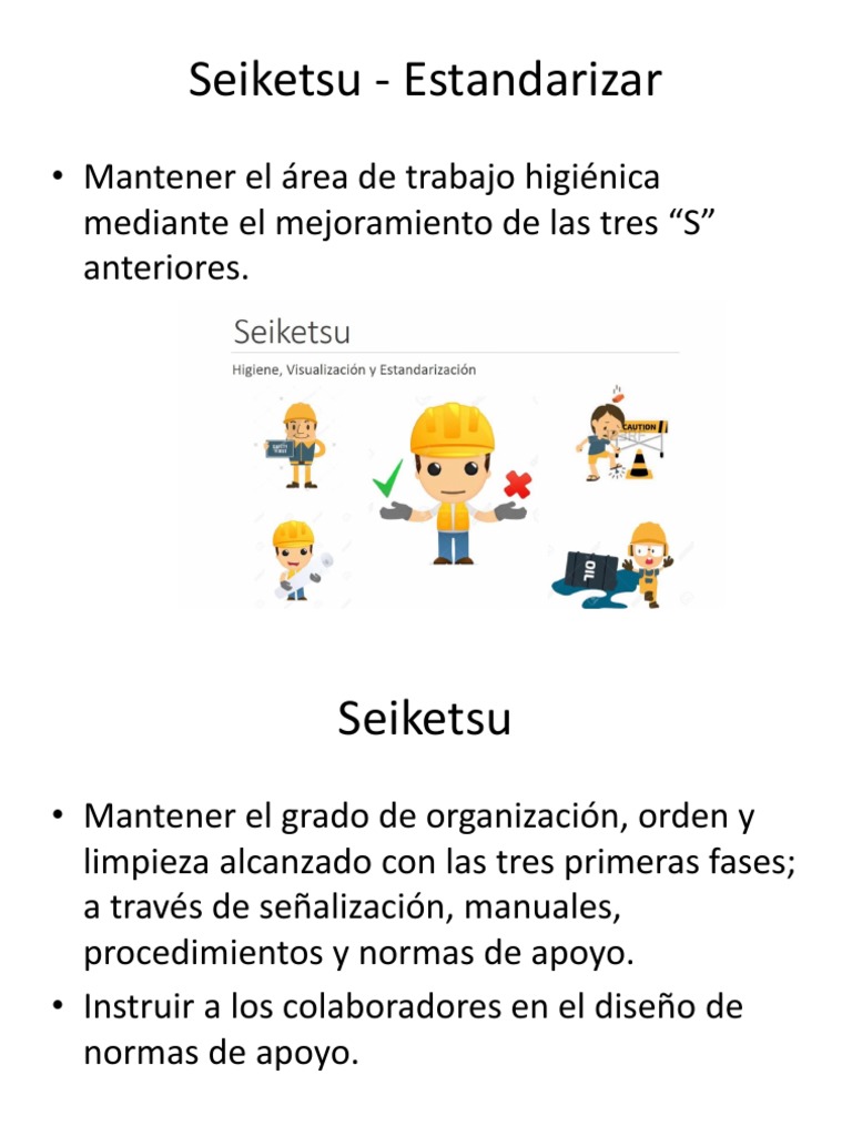 Seiketsu - Estandarizar | PDF