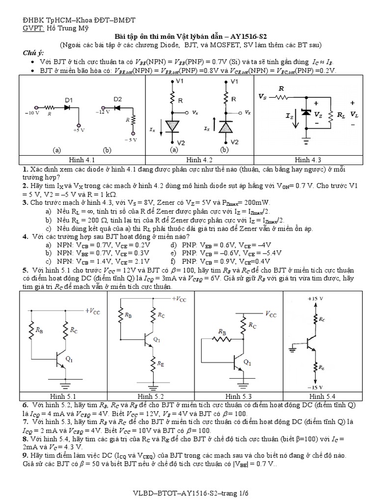 VLBD - Bài tập ôn thi | PDF